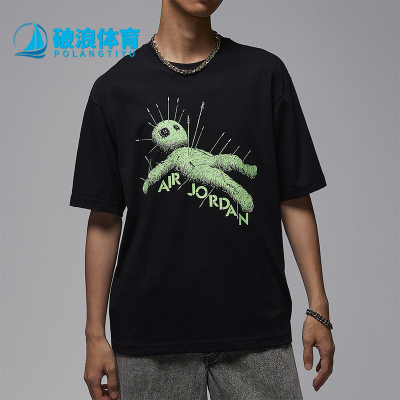 Nike/耐克正品Jordan男士印花图案圆领套头短袖T恤IQ6963-010