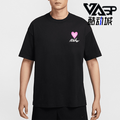 Nike/耐克正品夏季新款男士宽松休闲印花圆领短袖HJ0585-010