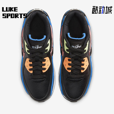 Nike/耐克正品AirMax90SE新款儿童黑色鞋跑步鞋CK4068-001