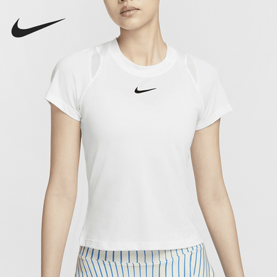Nike/耐克正品当季新款女士夏季舒爽短袖网球上衣FV0262-101