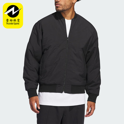 阿迪达斯男士运动休闲棉服