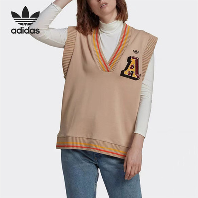 Adidas/阿迪达斯正品春季新款女子休闲运动马甲背心IA8324