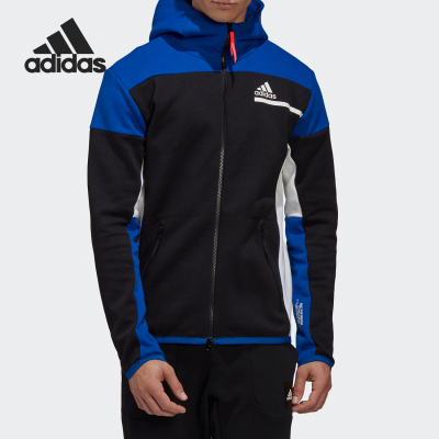 Adidas/阿迪达斯正品男子拼色宽松运动服连帽夹克外套 GM6532