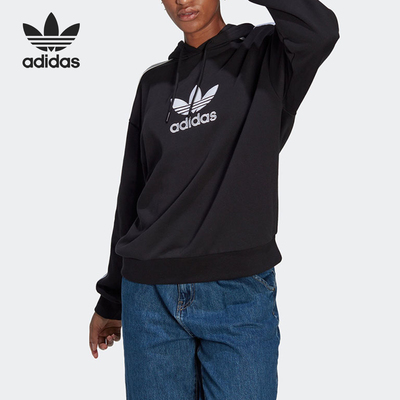 阿迪达斯女士运动长袖卫衣