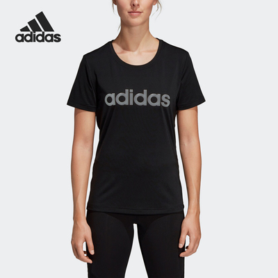 Adidas/阿迪达斯正品当季新款女子运动休闲透气短袖T恤DS8724