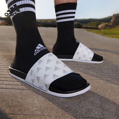 Adidas/阿迪达斯正品ADILETTE COMFORT男女运动凉拖鞋GV9737