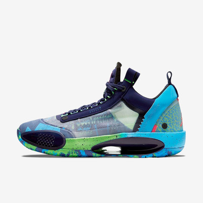 Nike耐克正品Air Jordan 34男子低帮减震耐磨篮球鞋CZ7746-500