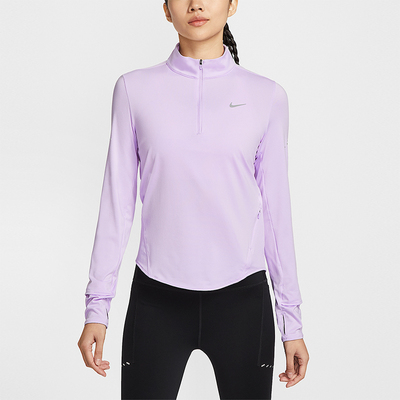 Nike/耐克正品Swift Dri-FIT女士立领经典跑步长袖上衣HQ0500-511