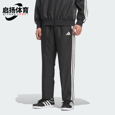 Adidas/阿迪达斯正品EsentialEsential新款男经典黑休闲裤KF3680