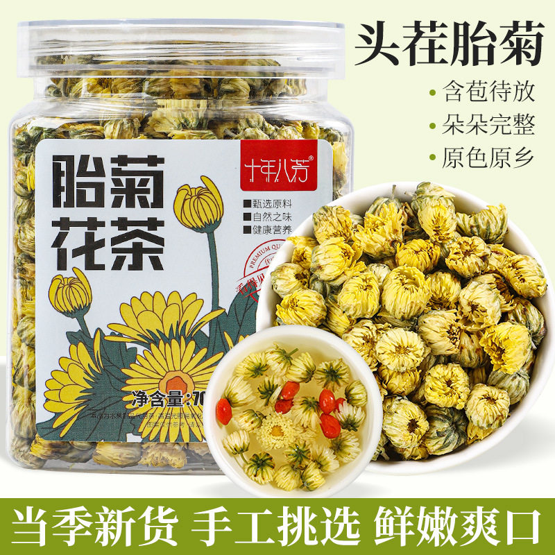 菊花搭降血压血糖血脂可搭桑叶茶苦瓜干山楂片苦丁茶甘油三酯养生茶正品