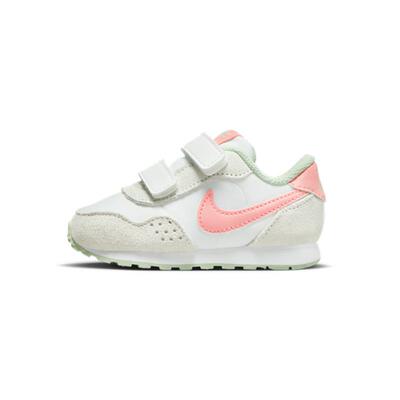 Nike MD Valiant 低帮 跑步鞋 婴童 白绿粉