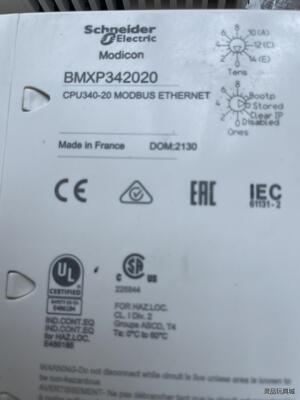 施耐德cpu拆机模块bmxp342020，已经上电测过，功能议价商品