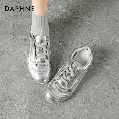 达芙妮德训鞋女增高休闲鞋运动鞋