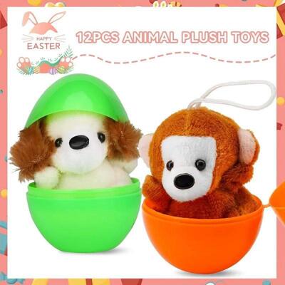 12-36pcs Random Prefilled Easter Eggs Easter Fillable Eggs C