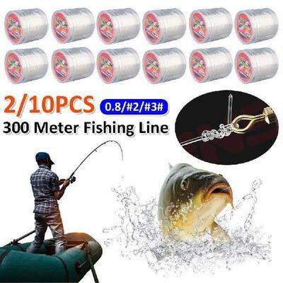 2/10PCS 500M Nylon Fishing Line Japan Material For Bass