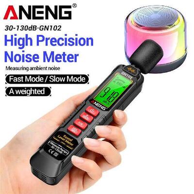 Decibel Meter Range 30-130dB Portable Sound Level Meter