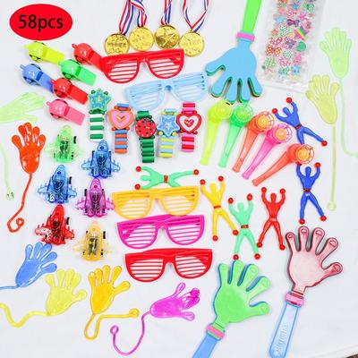 54/58Pcs Kids Birthday Party Favor Whistle Maze Toys for Pin