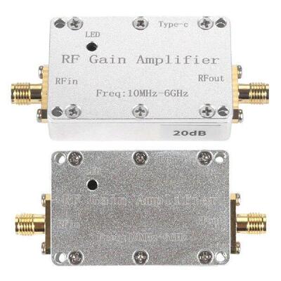 10MHz-6GHz RF Gain Amplifier 20dB High Gain Driver