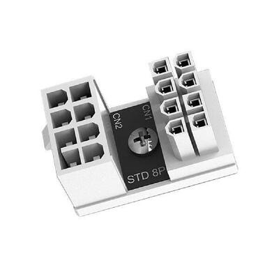 ATX 8 Pin Female To 8 Pin Male Angled Turning Connectors