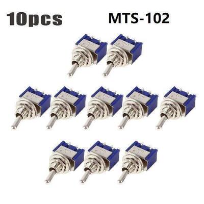250VAC 6A Miniature Toggle Switches 3Pin 6mm Mini Miniature