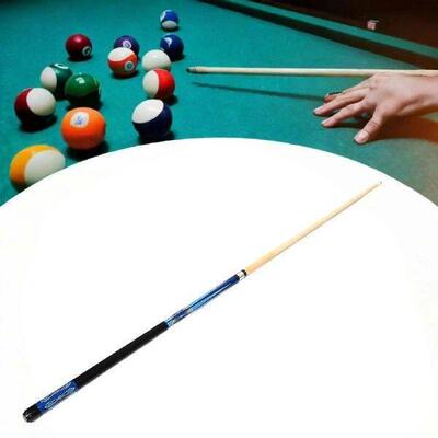 145cm 1/2 Split Pool Cue Pool Stick Wooden 12.5mm Tip for