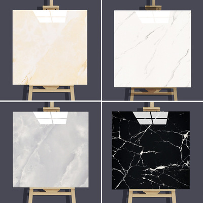 跨境仿大理石瓷砖墙贴自粘外贸