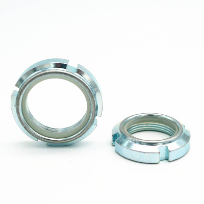 GUK进口尼龙防松圆螺母 尼龙锁紧圆螺母 耐高温圆螺母 (100个起)