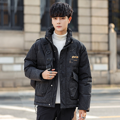 YPUT立领休闲宽松大口袋羽绒服 YHG111417G