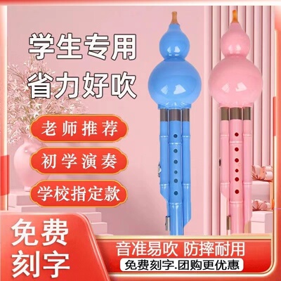 高端葫芦丝7孔C调降B调防摔小学生儿童专用初学者入门胡葫丝乐器