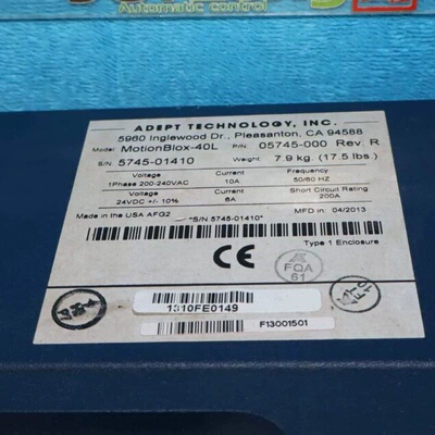 议价ADEPT MOTIONBLOX-40L P/N 05745维修