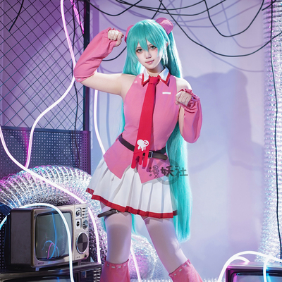 漫妖社现货 初音cos暴力熊联动 未来 miku cosplay服装
