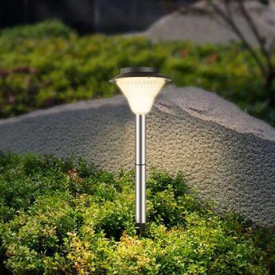 10 Pcs Solar Light Stakes ABS Plastic Ground Rods