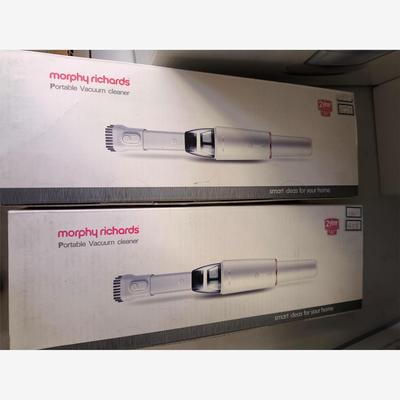 摩飞MR3936便携式吸尘器。全新未拆封，白色设计，小巧轻便