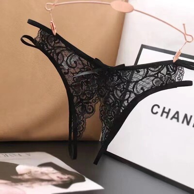 Women's Panties Crotch Opening Transparent G-strings Thongs