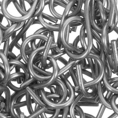 100 Pcs Hook Shaped Hooks Clothes Coat Hanging Holder Hat
