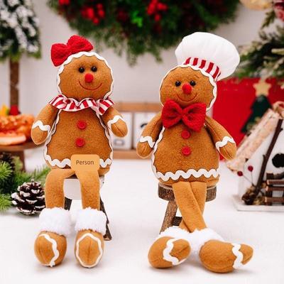 Gingerbread Man with Dangling Legs Cookie Figure Shelf Decor