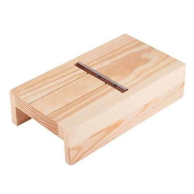 Multi-functional Soaps Cutter Drawer Box Wooden Adjustable
