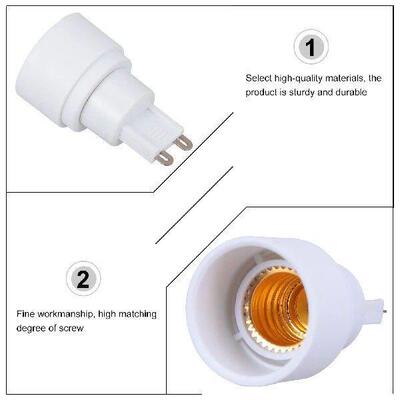 4 Pcs Branches G9 to E14 Lamp Holder Chandeliers