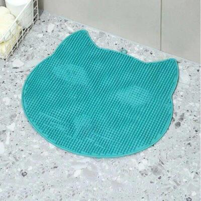 Cat Shaped Bathroom Non Slip Pad Cartoon Soft Massage Pad