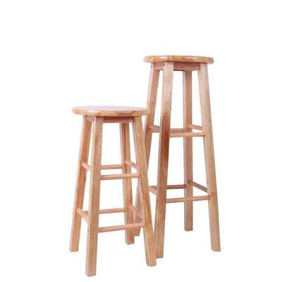 Solid Wood high stool Bar Chair Milk Tea Register *