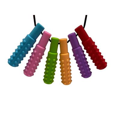 1 Pack Sensory Chewable Necklace Brick Chewy Kids Silicone