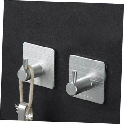 Self Adhesive Home Kitchen Wall Door Hook Key Holder Towel C