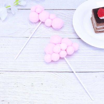 5 Pcs Birthday Cake Decoration Party Cupcake Dessert Topper