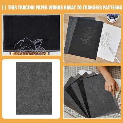 50 Pcs Heat Transfer Paper Graphite Carbon for Tracing