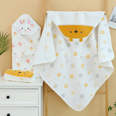 全棉抱被包被婴儿初生纯棉秋冬四季襁褓新生婴儿产房包单秋冬加厚