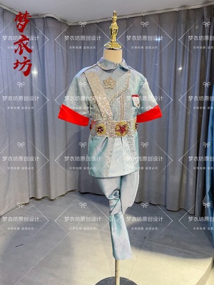 红歌男童红歌原创设计唱歌礼服