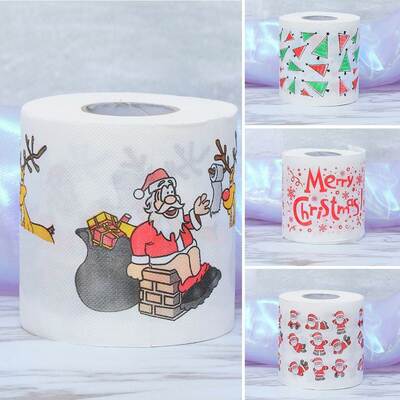 Christmas Pattern Series Roll Paper Christmas Decorations