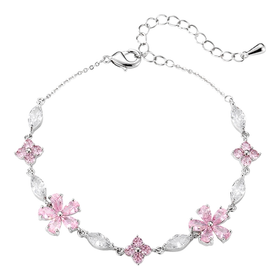 XXOFF女生甜美风手链桃花朵朵开