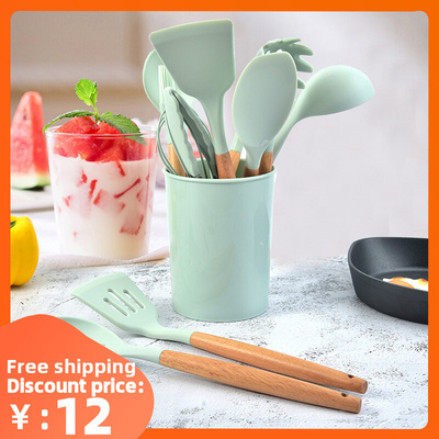 Silicone Cooking Utensils Set Spatula Shovel spoon Tools 铲