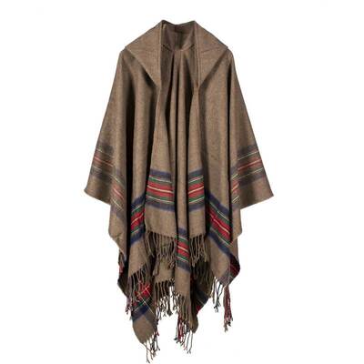 Scarf Women Winter Shawl Wraps 旅游拍照苏格兰斗篷披肩围巾女